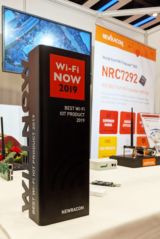 NEWRACOM Wins the BEST Wi-Fi IOT PRODUCT 2019 Award at Wi-Fi NOW
